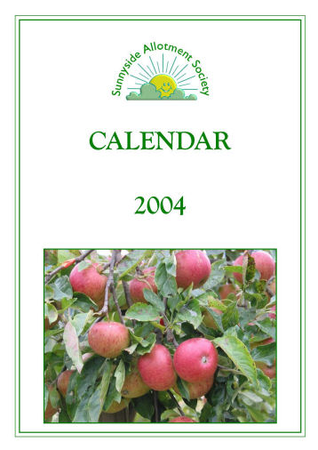 Sunnyside Calendars | Sunnyside Allotment Society